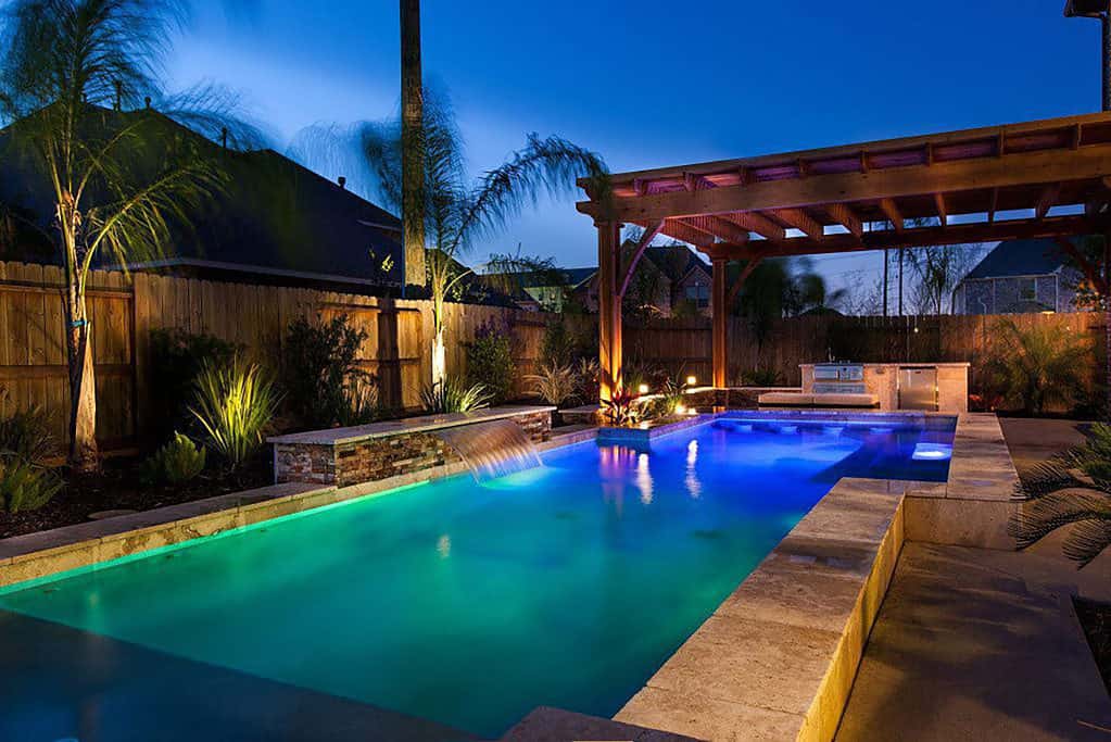 Simple Pool Design | Downunda Pools | Houston Pool Builder